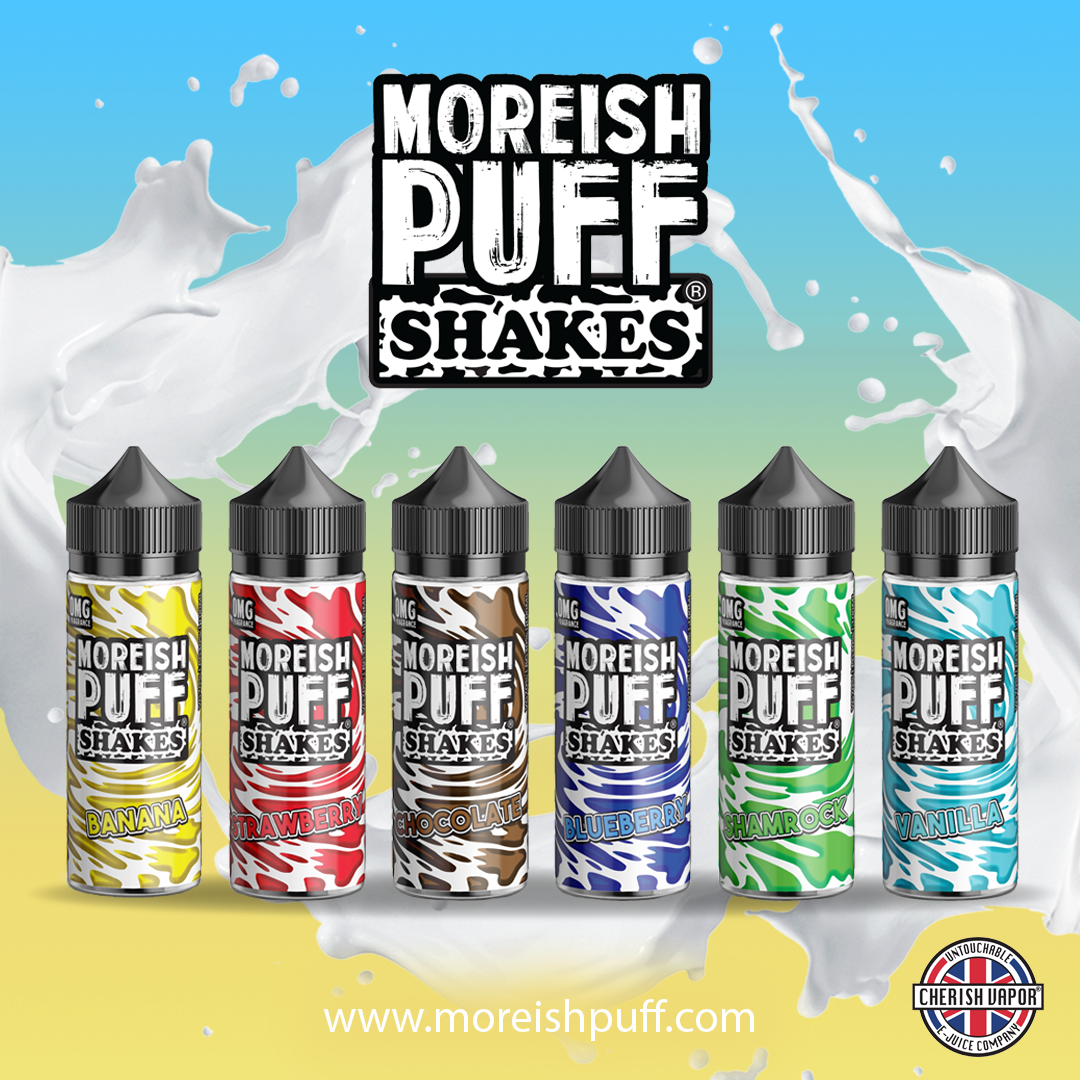 Moreish Puff: Shakes - Milkshake Inspired Vape Juice