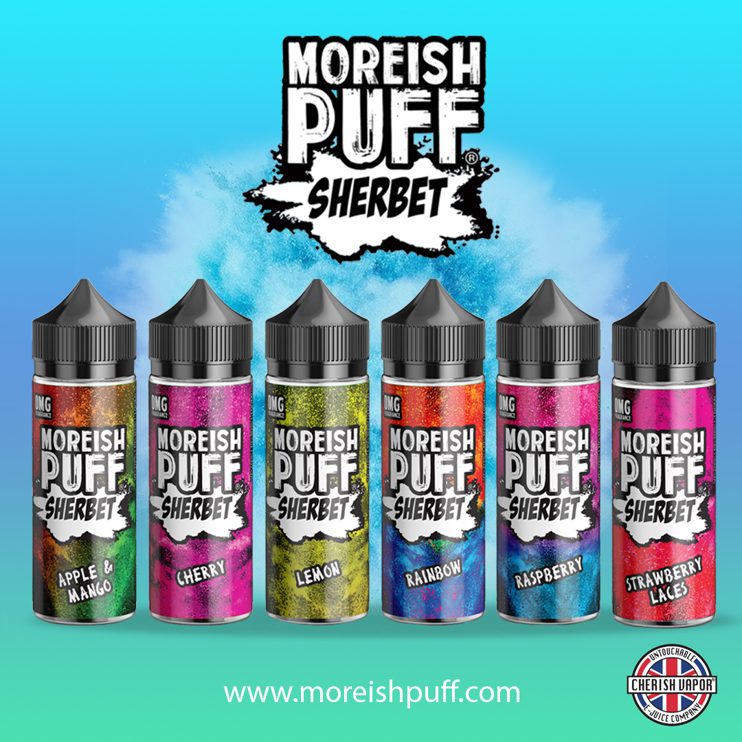 Moreish Puff: Sherbet - Tangy, Tasty and Sweetish E-liquid UK