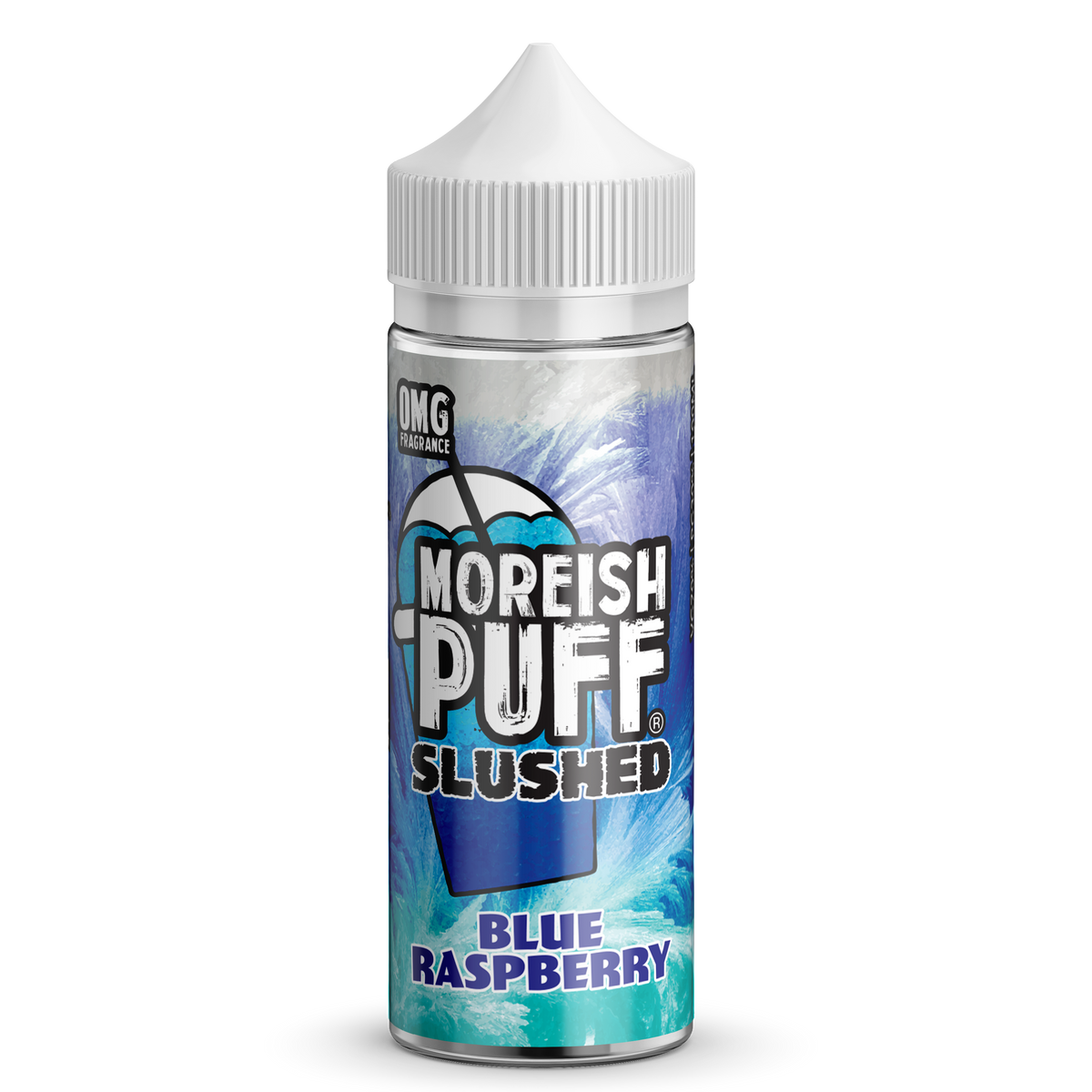 Slushed: Blue Raspberry 100ml Short Fill - Moreish Puff Vape Juice UK