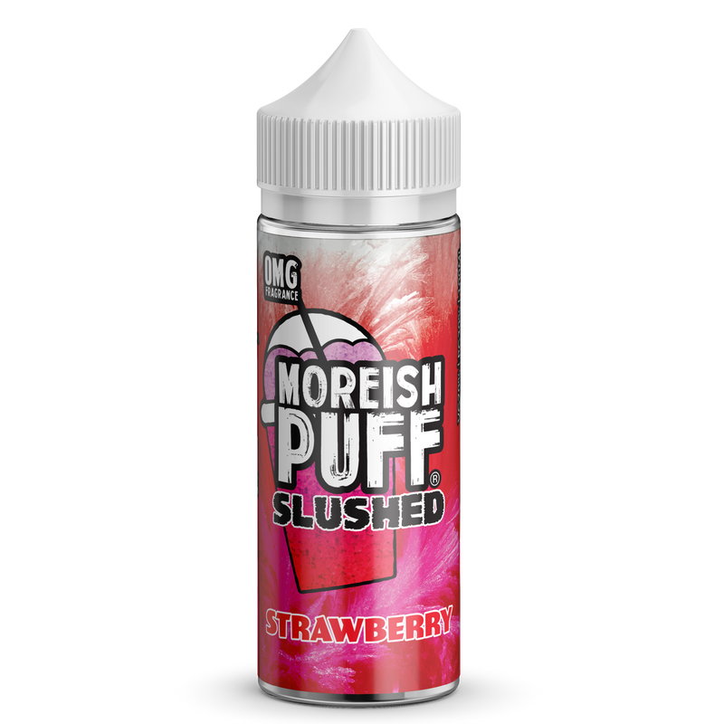 Slushed: Strawberry 100ml Short Fill - Moreish Puff E-liquid UK